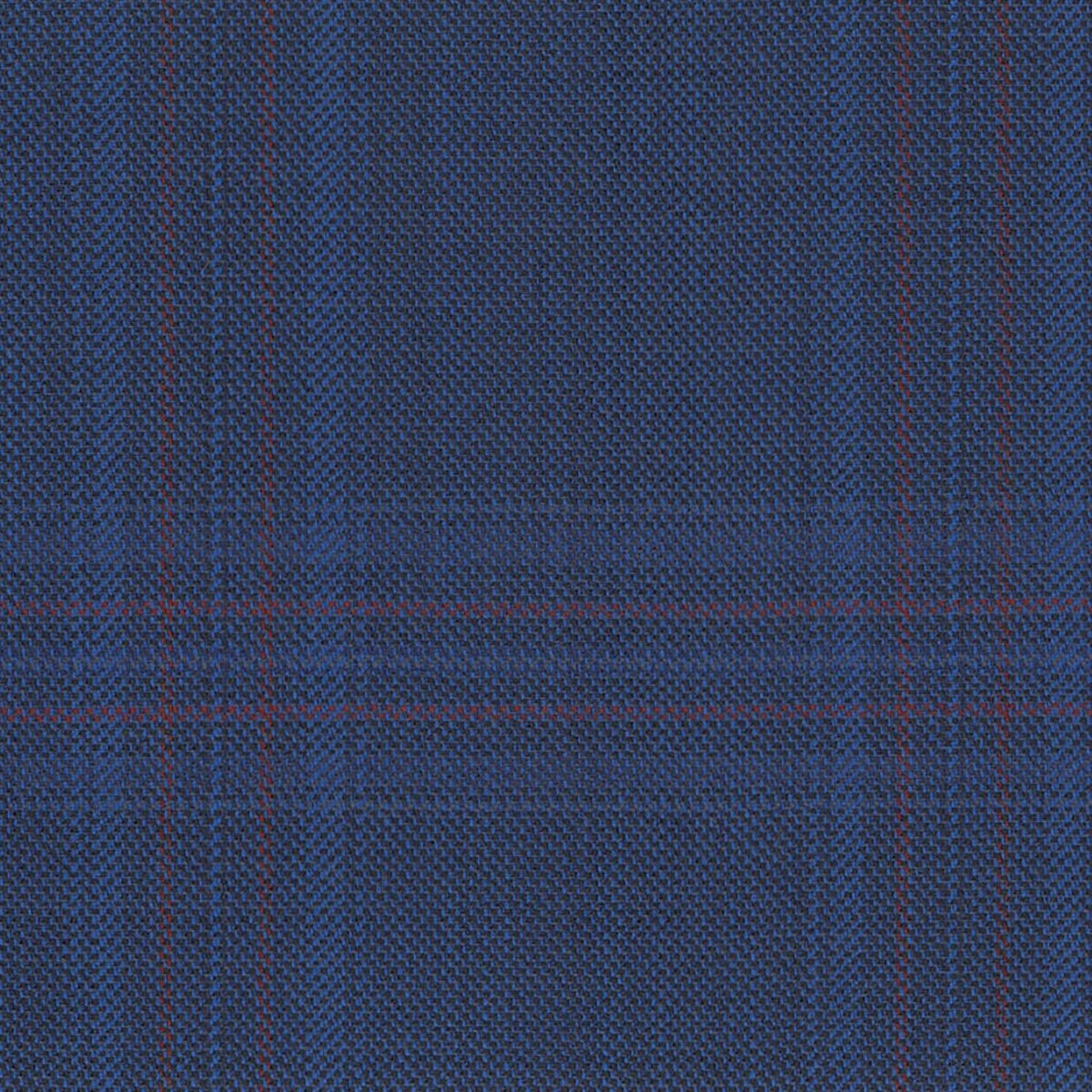 York Eton Cobalt & Red Check Suit | Alton Lane