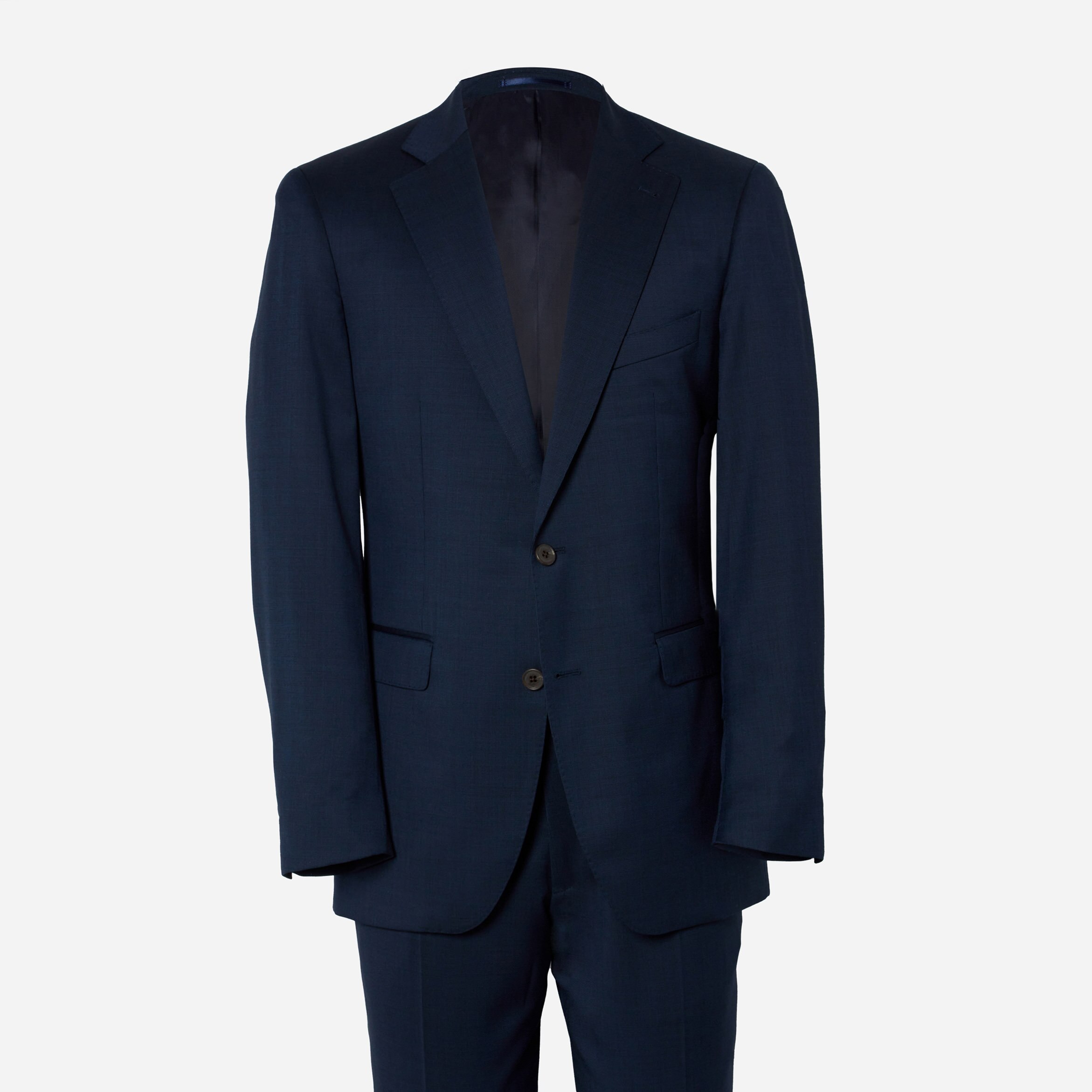 Broadway Reda Slate Blue Tickweave Suit | Alton Lane